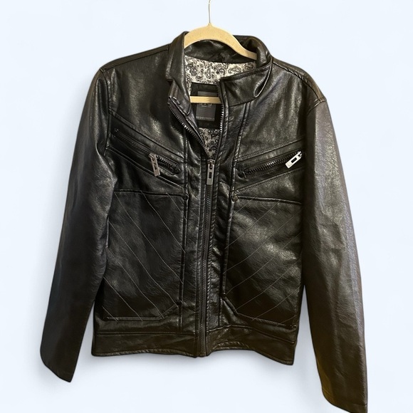sps trend line | Jackets & Coats | Sps Trend Line All Leather Black ...